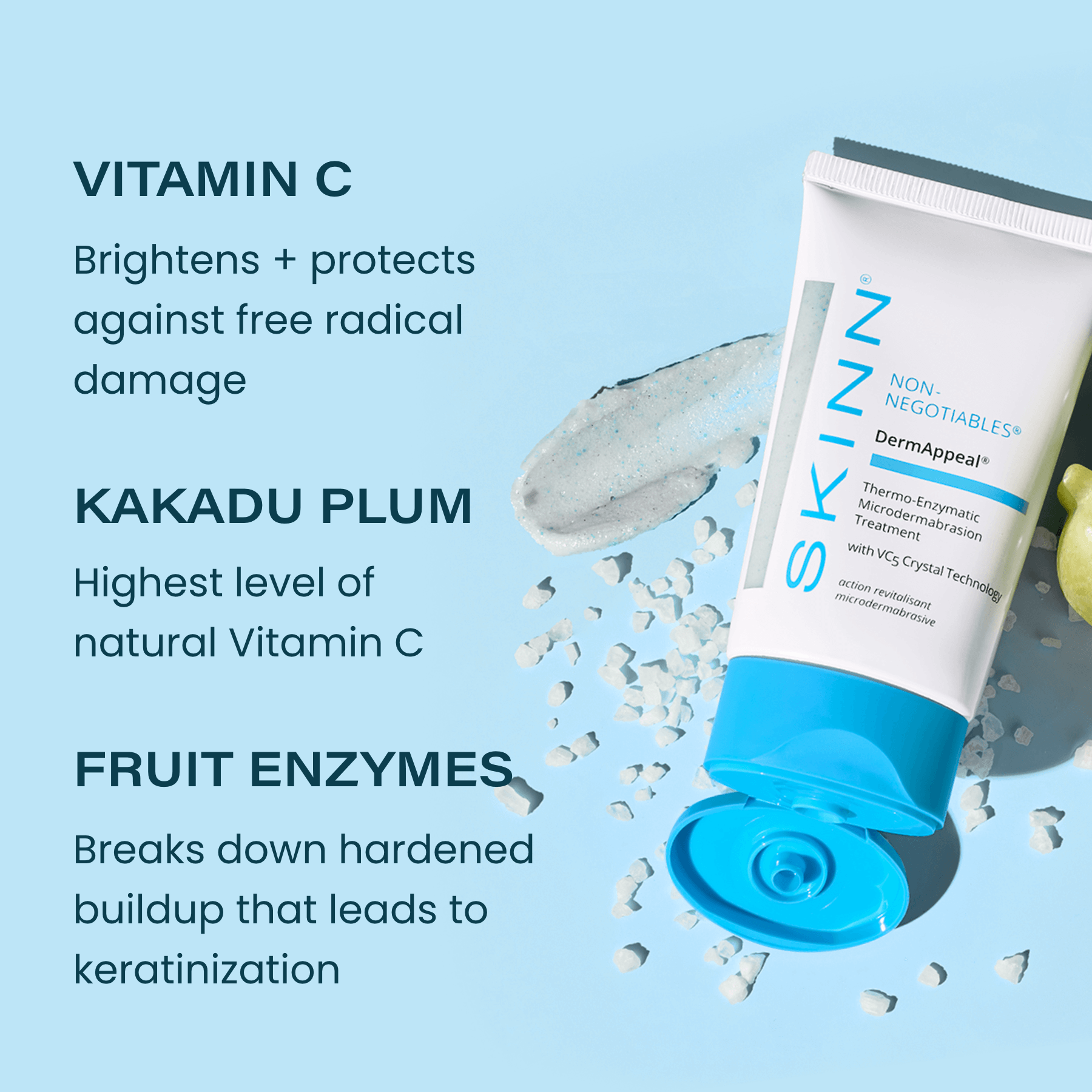 DermAppeal® Microdermabrasion Treatment - At-Home Exfoliant – SKINN